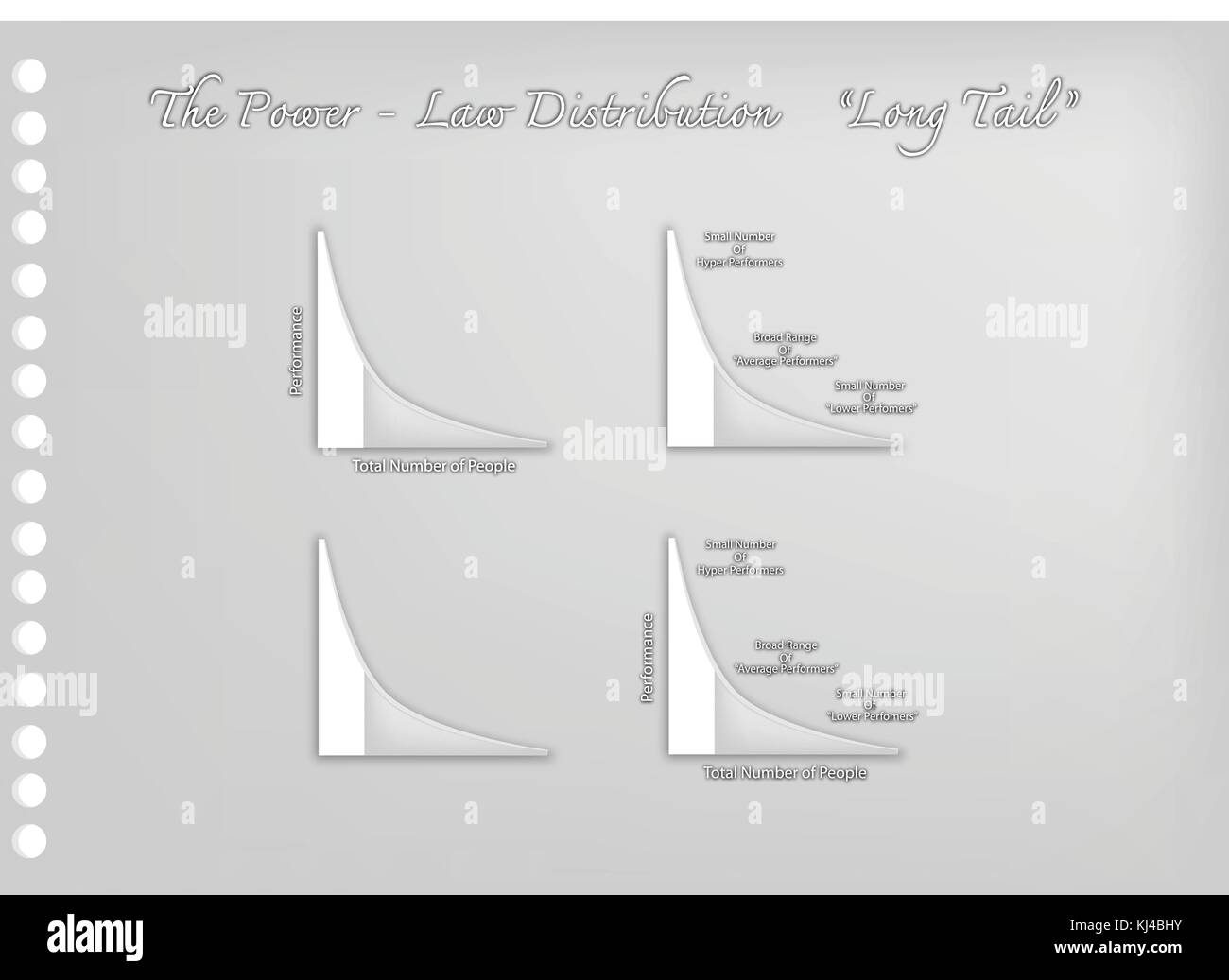 Illustration Paper Art Craft of Set of Fat Tailed and Long Tailed ...