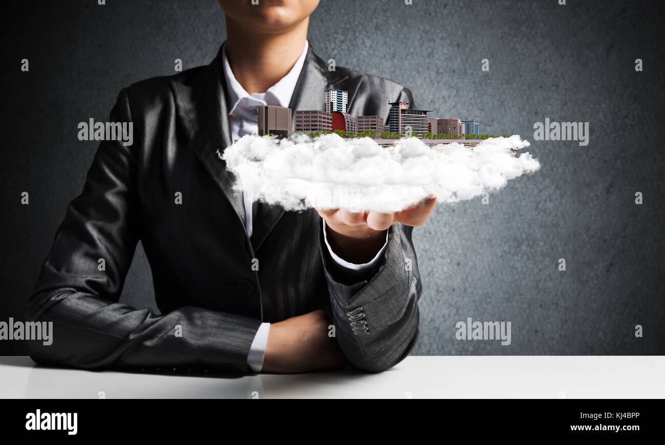 Concept of modern urban development Stock Photo - Alamy