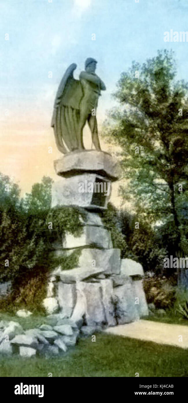 The Confederacy Monument in Sam Houston Park, Houston, Texas, is a ...
