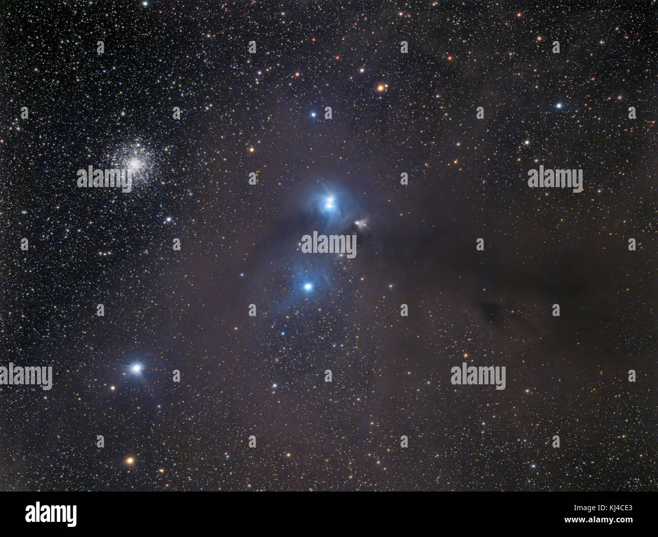 Caldwell 68 Corona Australis Dark Molecular Cloud Stock Photo - Alamy