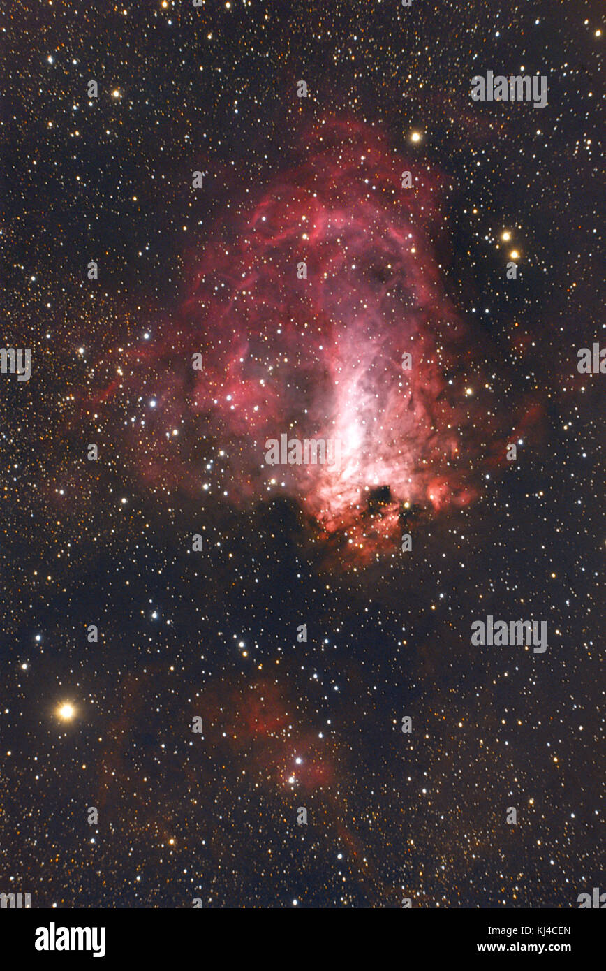 The Tree of Life M17 Omega Nebula Stock Photo - Alamy