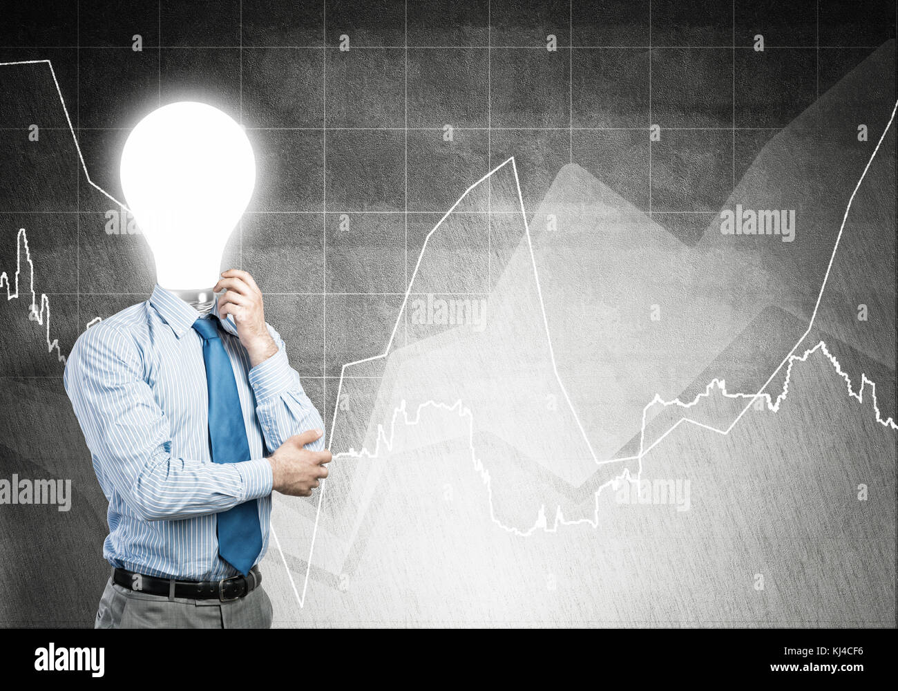 Man thinking over his idea Stock Photo - Alamy