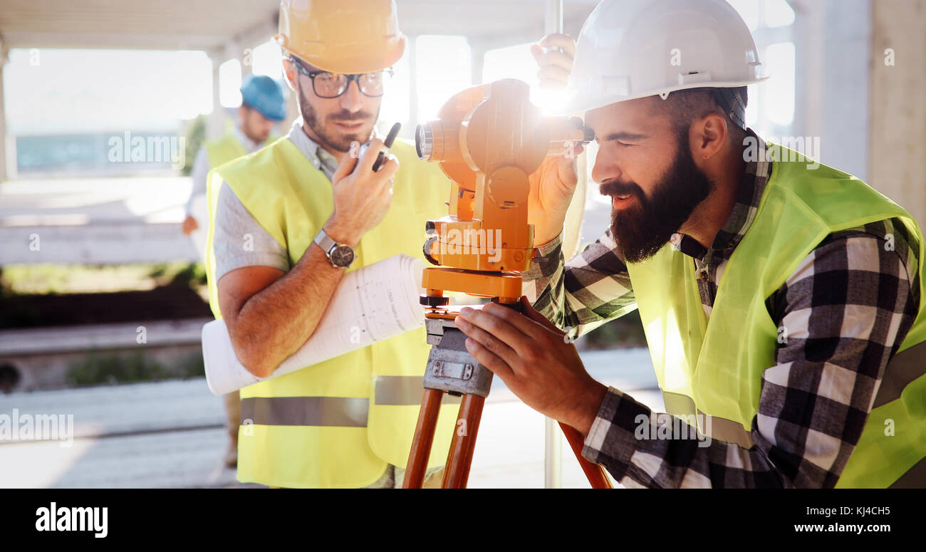 Architecture engineering teamwork meeting at workplace Stock Photo - Alamy