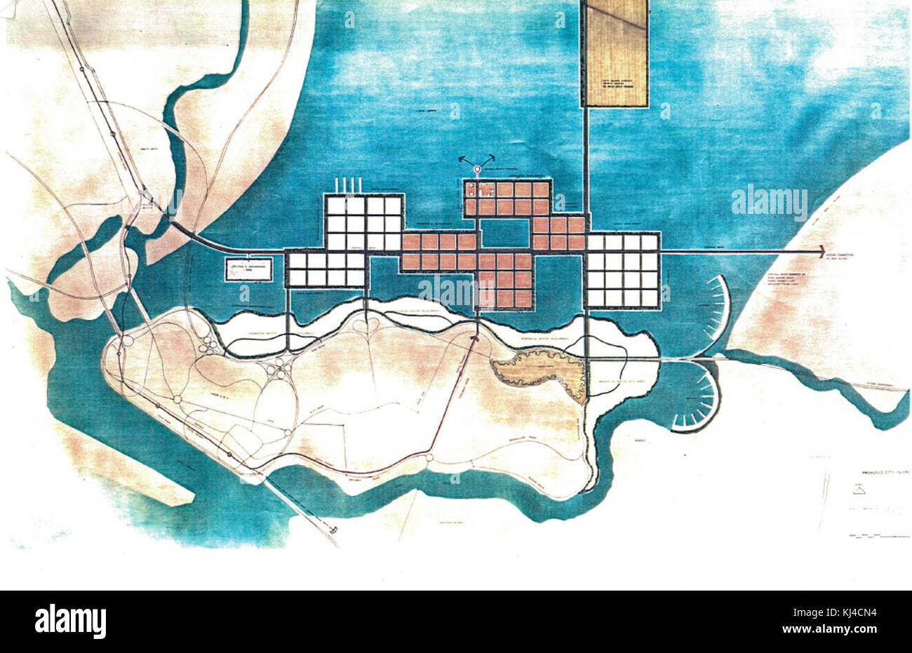 Lagoon City - Architectural Image 1 Stock Photo - Alamy