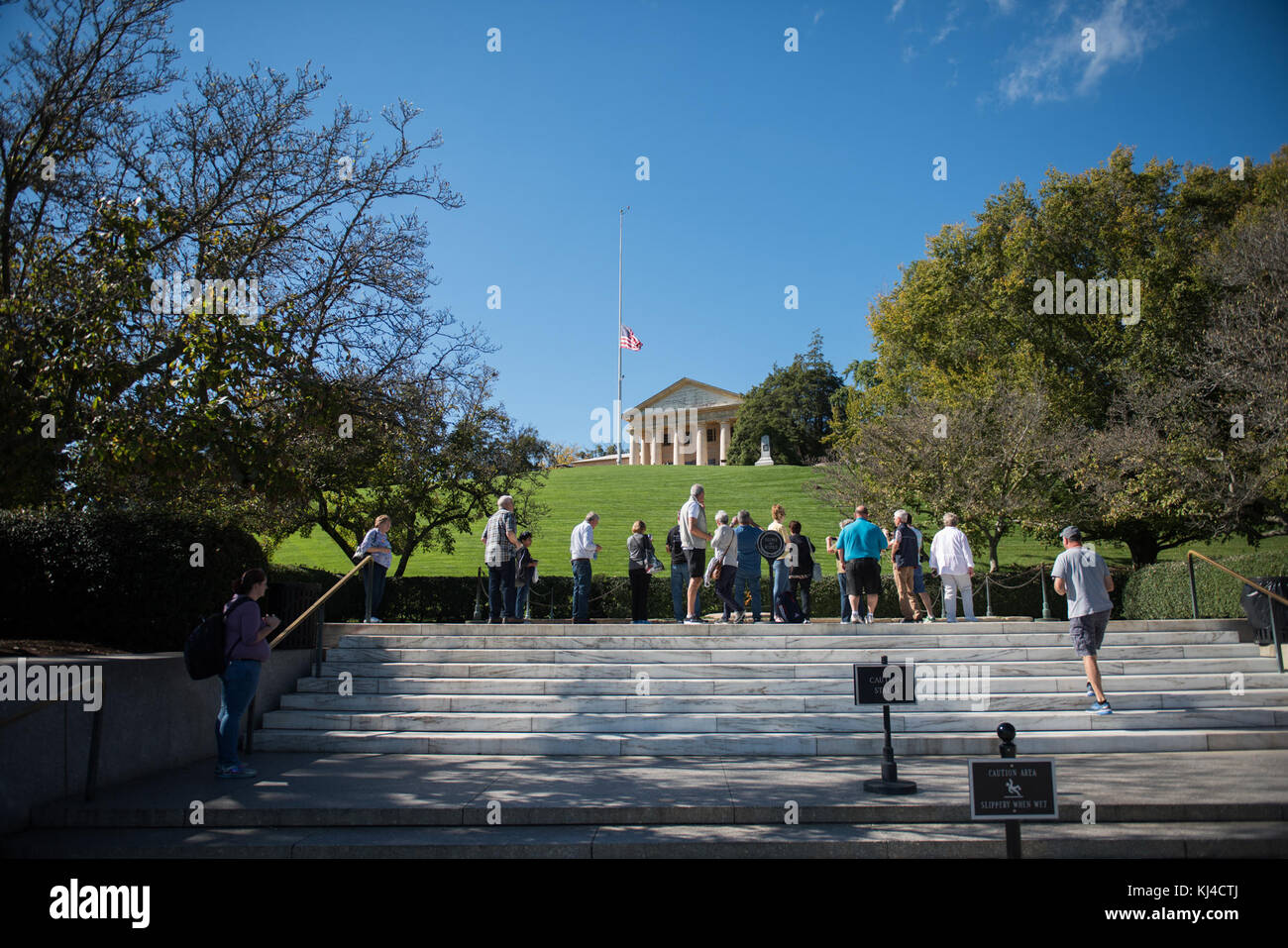 President John F Kennedy Gravesite at Arlington National Cemetery ...