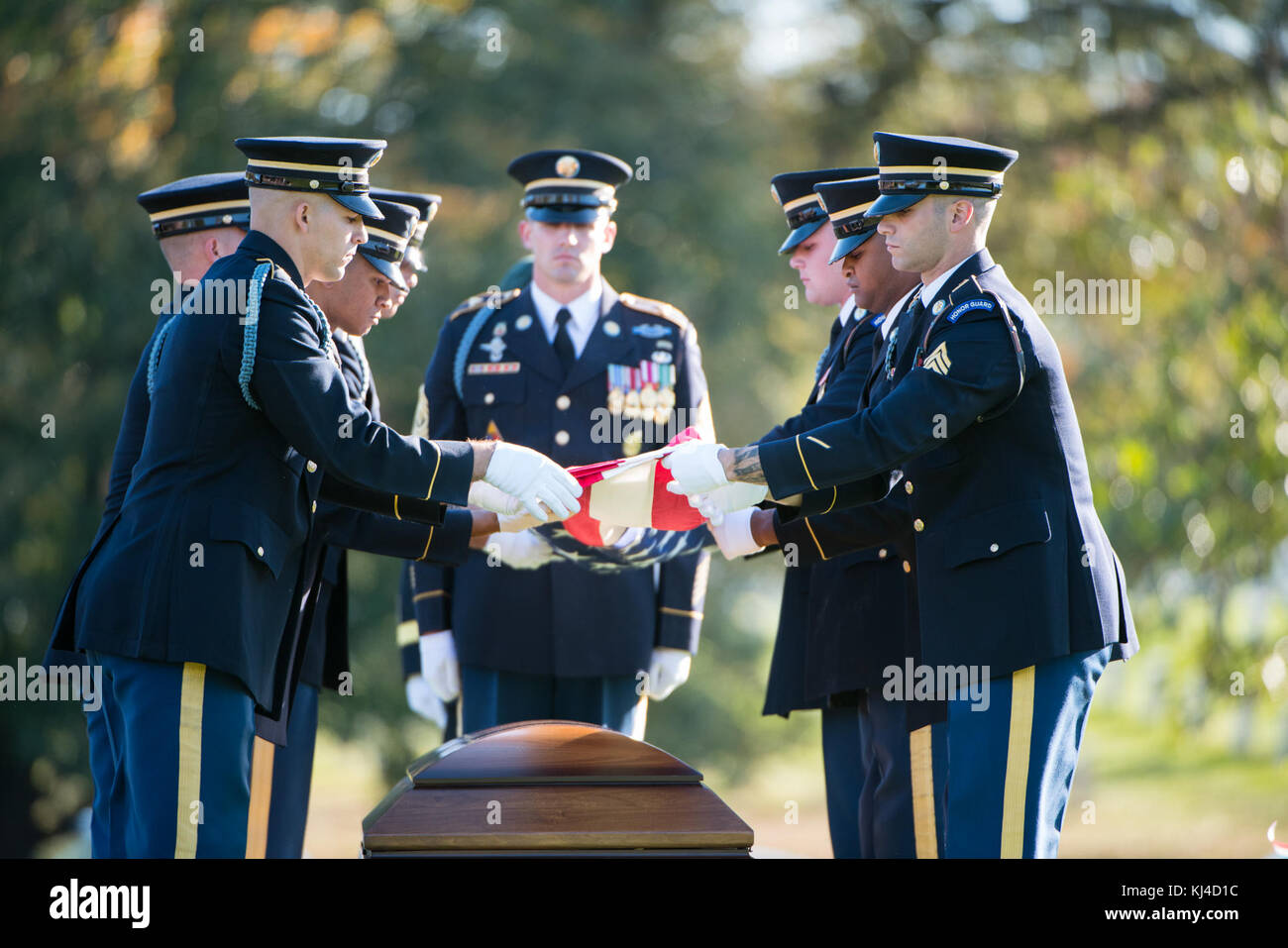 Graveside Service of U.S. Army Staff Sgt. Bryan Black in Section 60 of ...