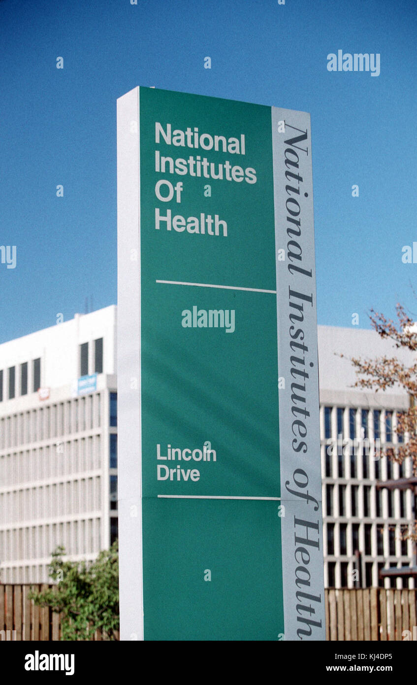 NIH sign (2 Stock Photo - Alamy