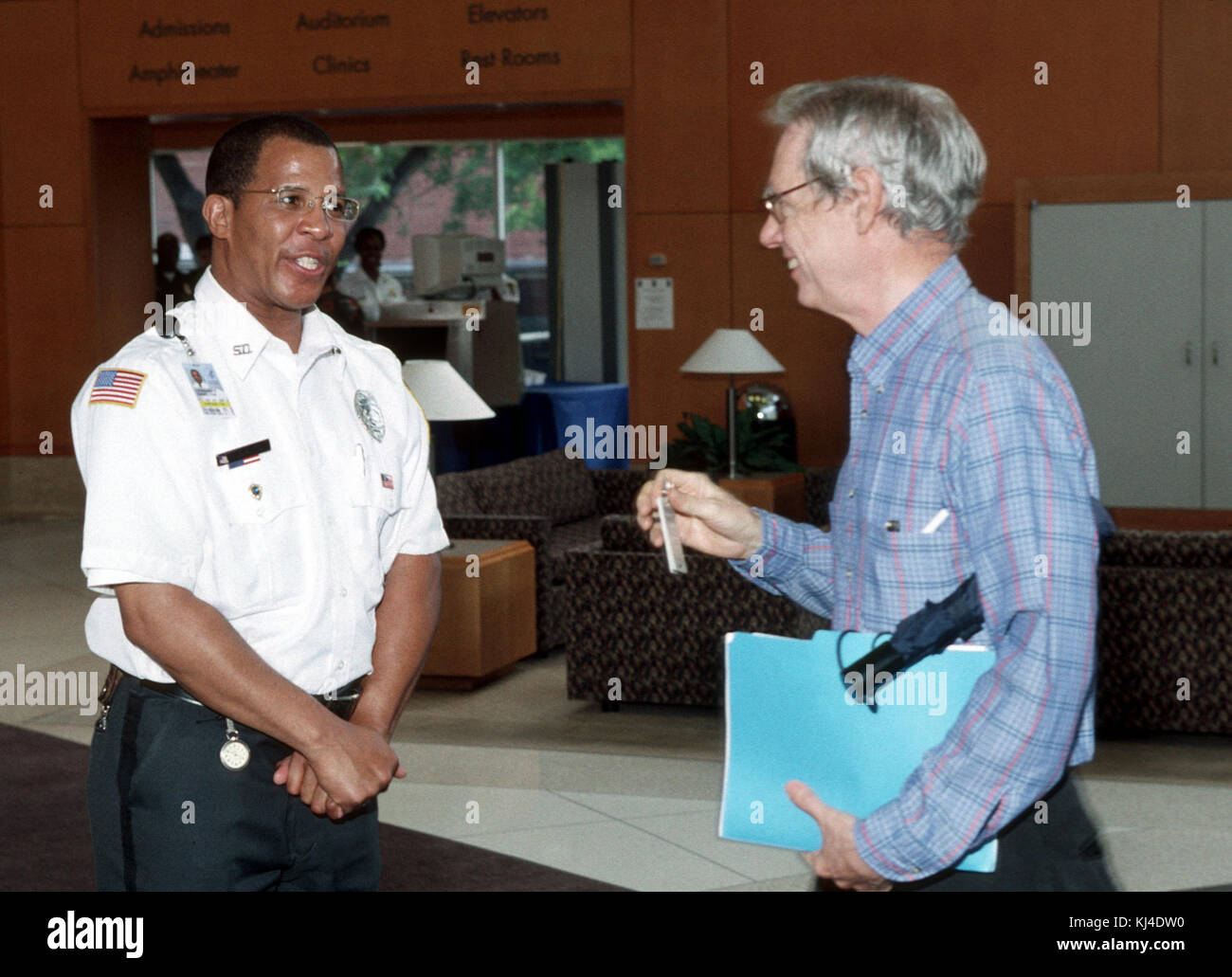 NIH building 10 lobby (1 Stock Photo - Alamy