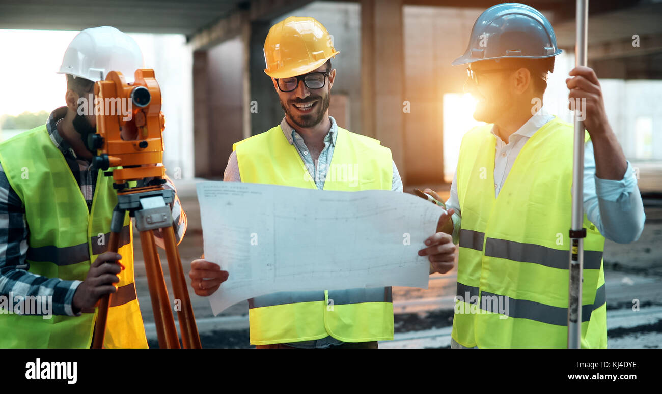 Architecture engineering teamwork meeting at workplace Stock Photo - Alamy