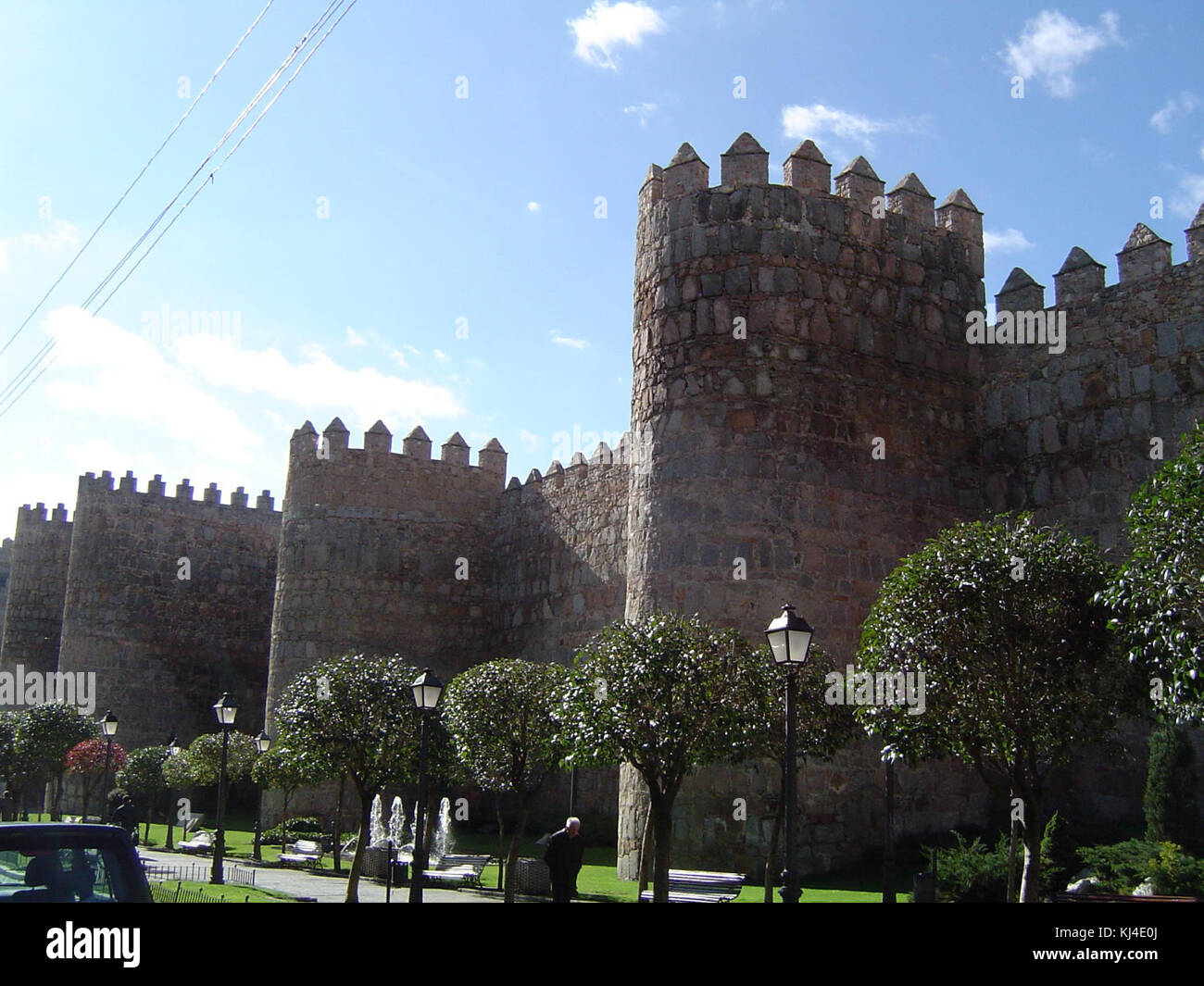 The Town Wall of Avila Stock Photo - Alamy