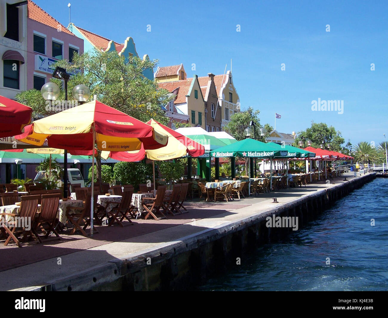 Waterfront Dining Willemstad Curacao Stock Photo - Alamy