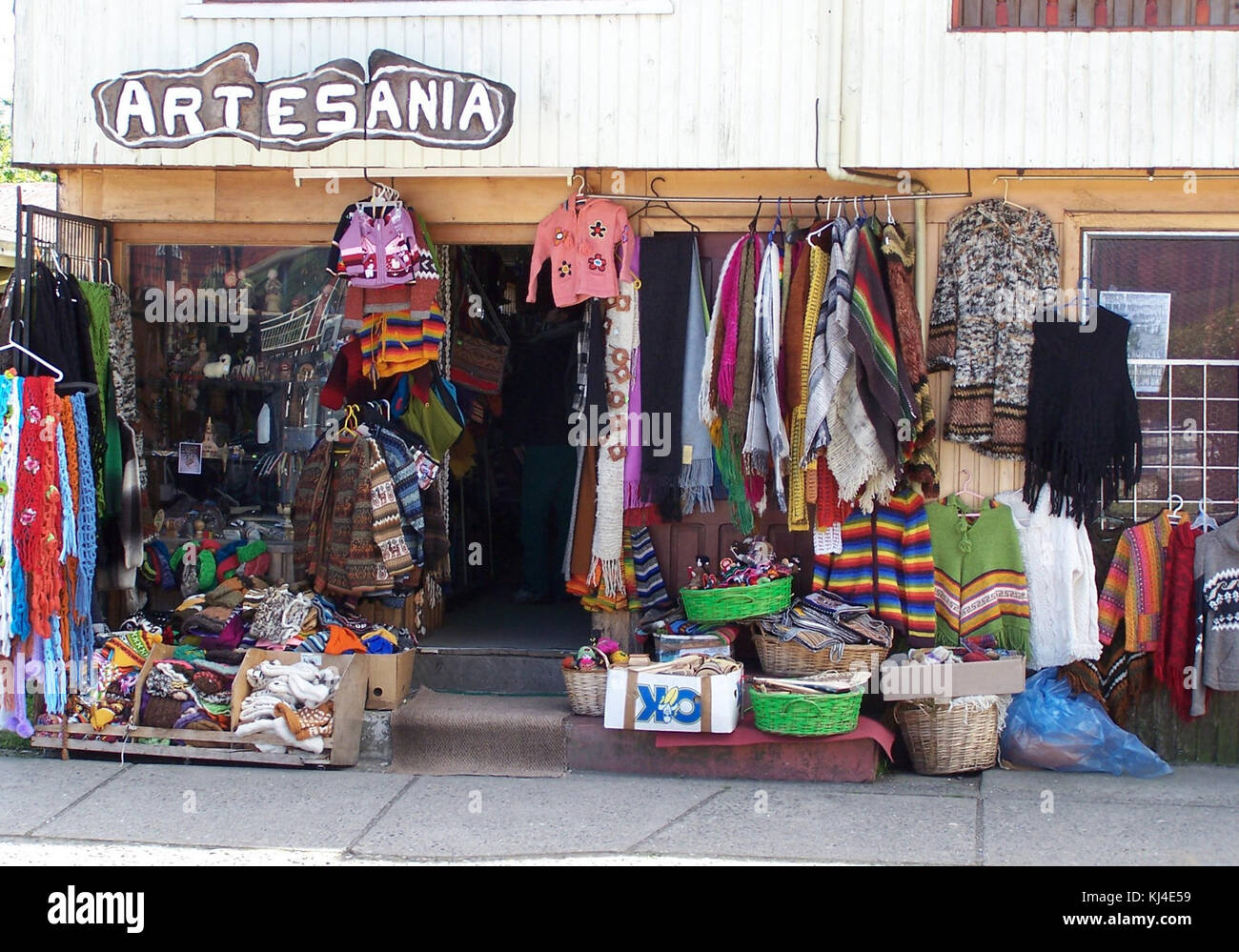 Chonchi Chiloe Island Chile Stock Photo - Alamy