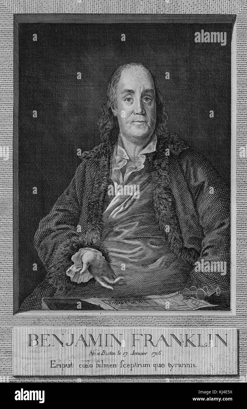 Benjamin franklin 1700s hi-res stock photography and images - Alamy