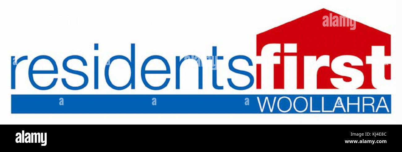 Residents First Woollahra Logo Stock Photo - Alamy