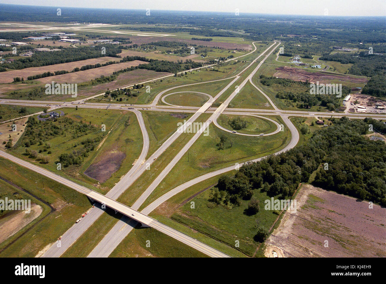 M-6, M-37 interchange completed Stock Photo - Alamy
