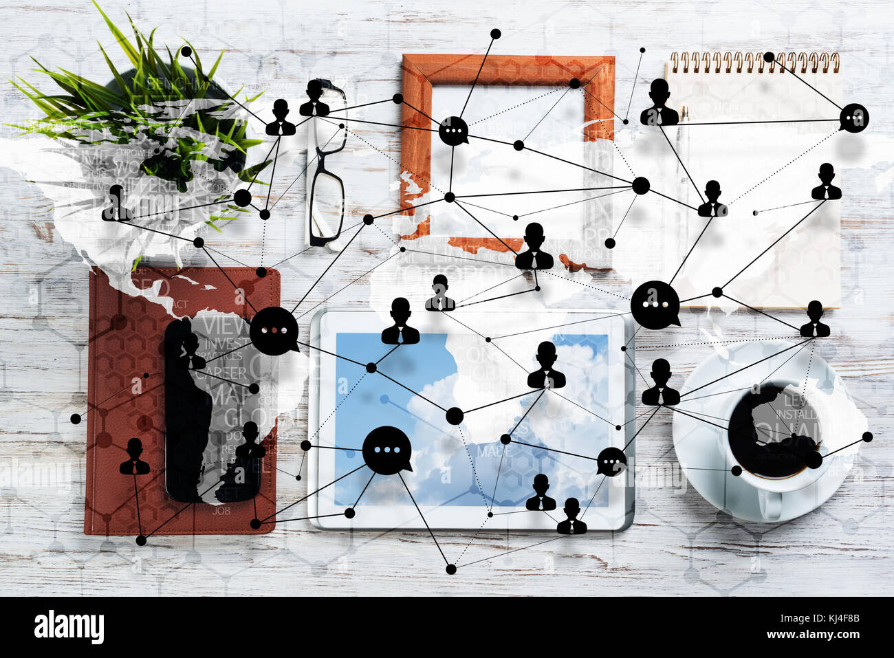 Social connection and networking concepts Stock Photo - Alamy