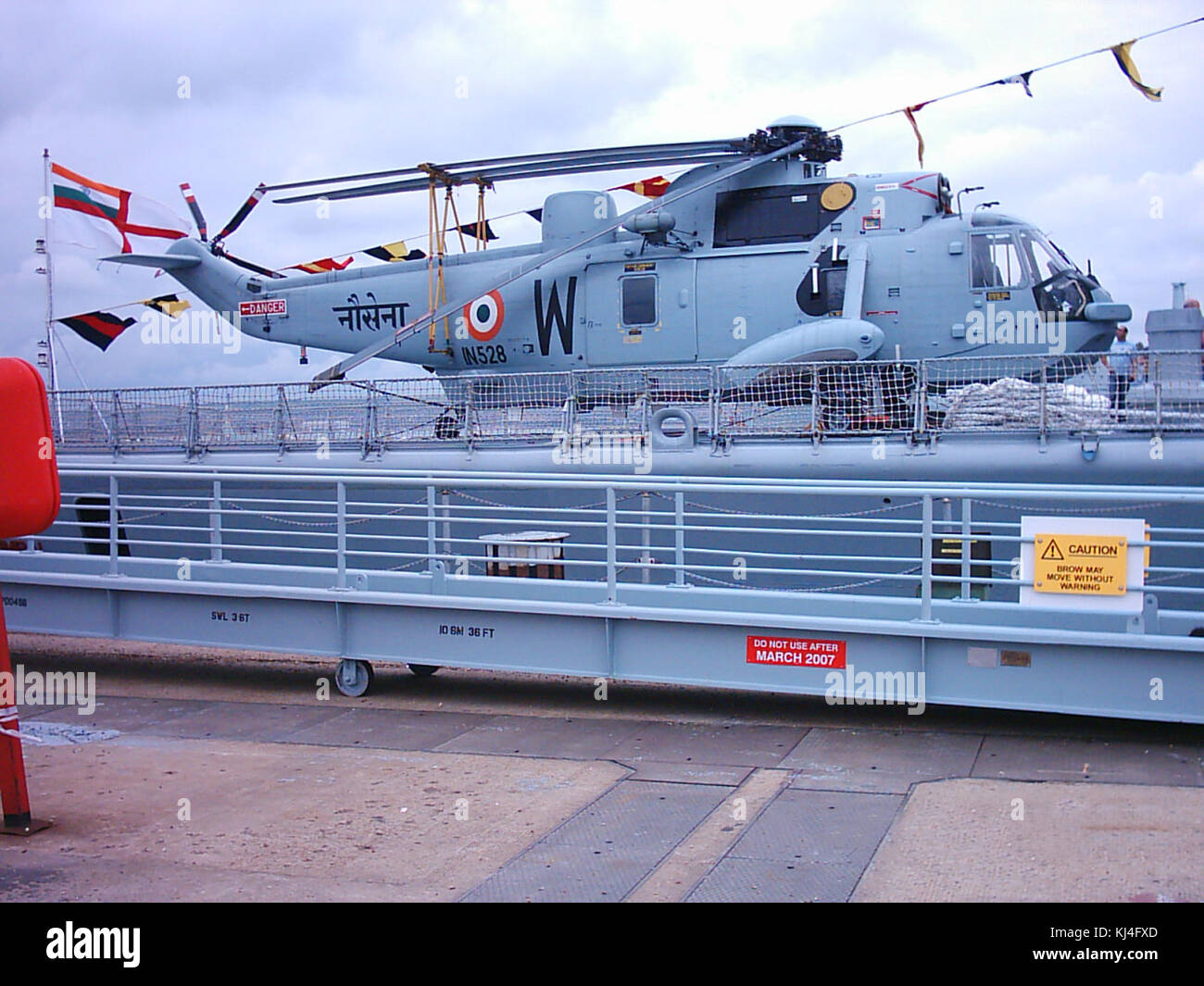 The SeaKing Mk42B is a model of a naval helicopter used by the Indian ...
