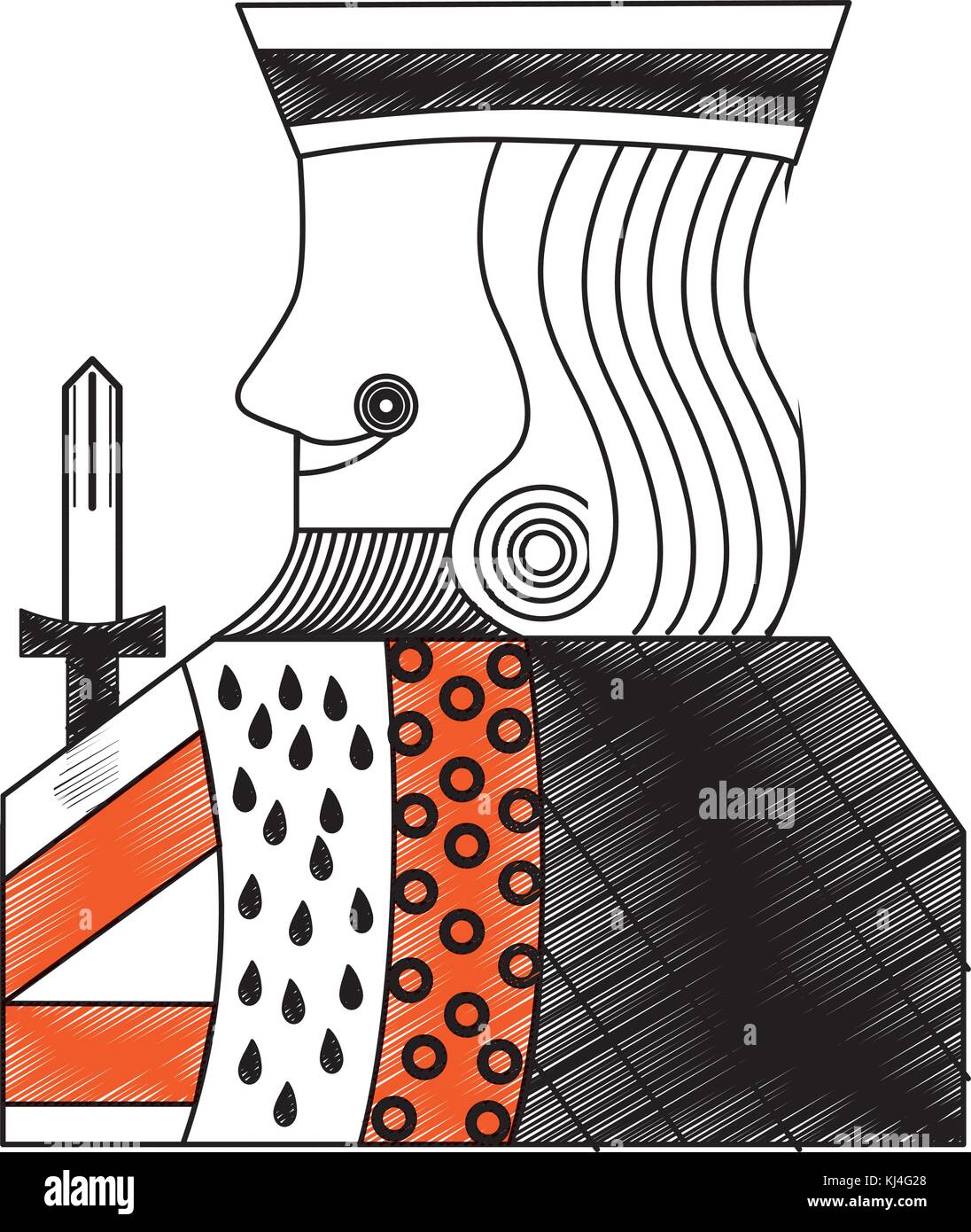 French king Stock Vector Images - Alamy