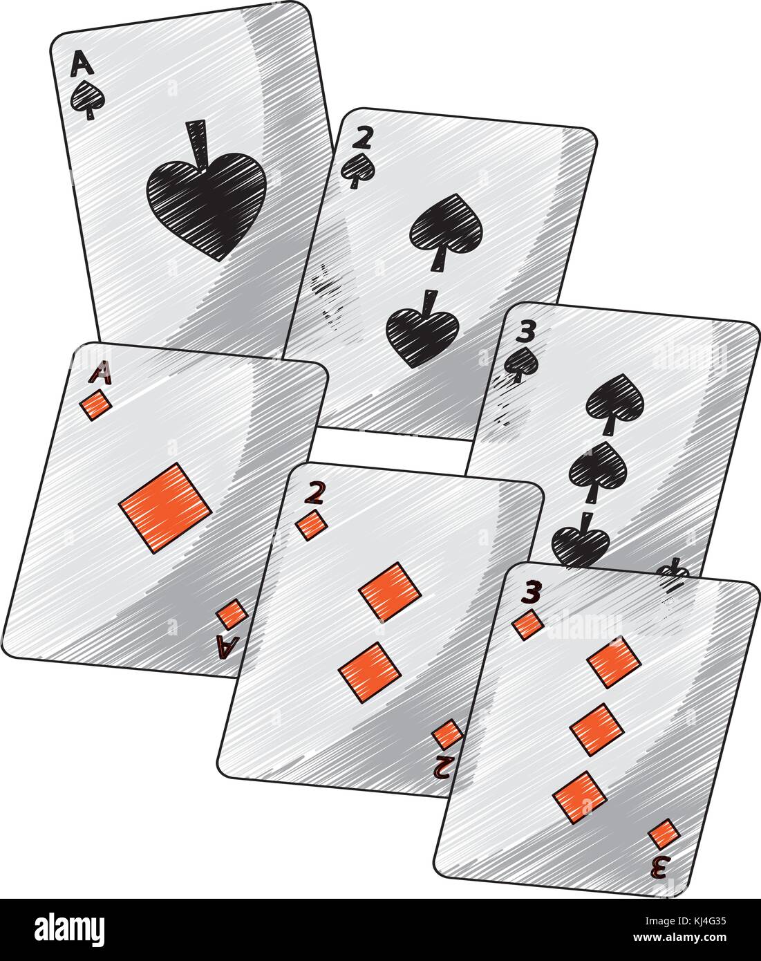 spades diamonds suits french playing cards related icon icon ima Stock ...