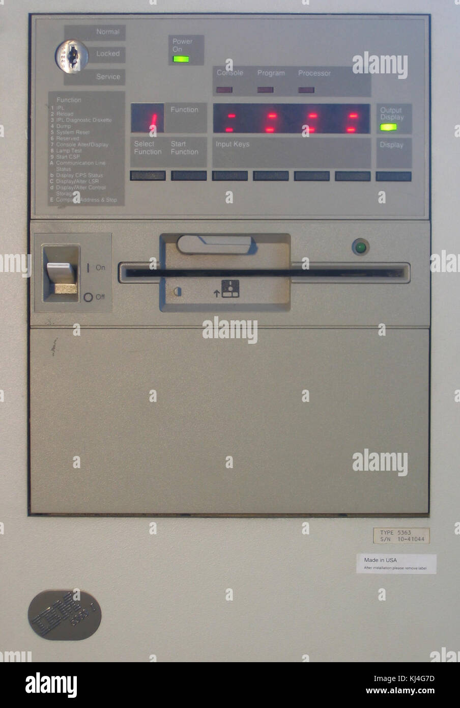 IBM 5363 front.triddle Stock Photo - Alamy