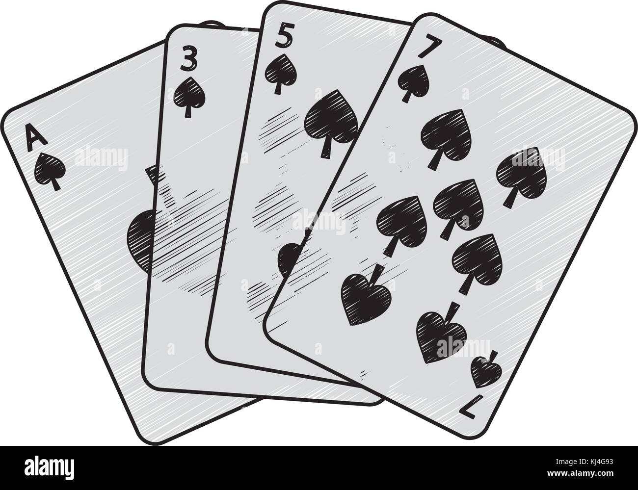 spades suit french playing cards related icon icon image Stock Vector ...