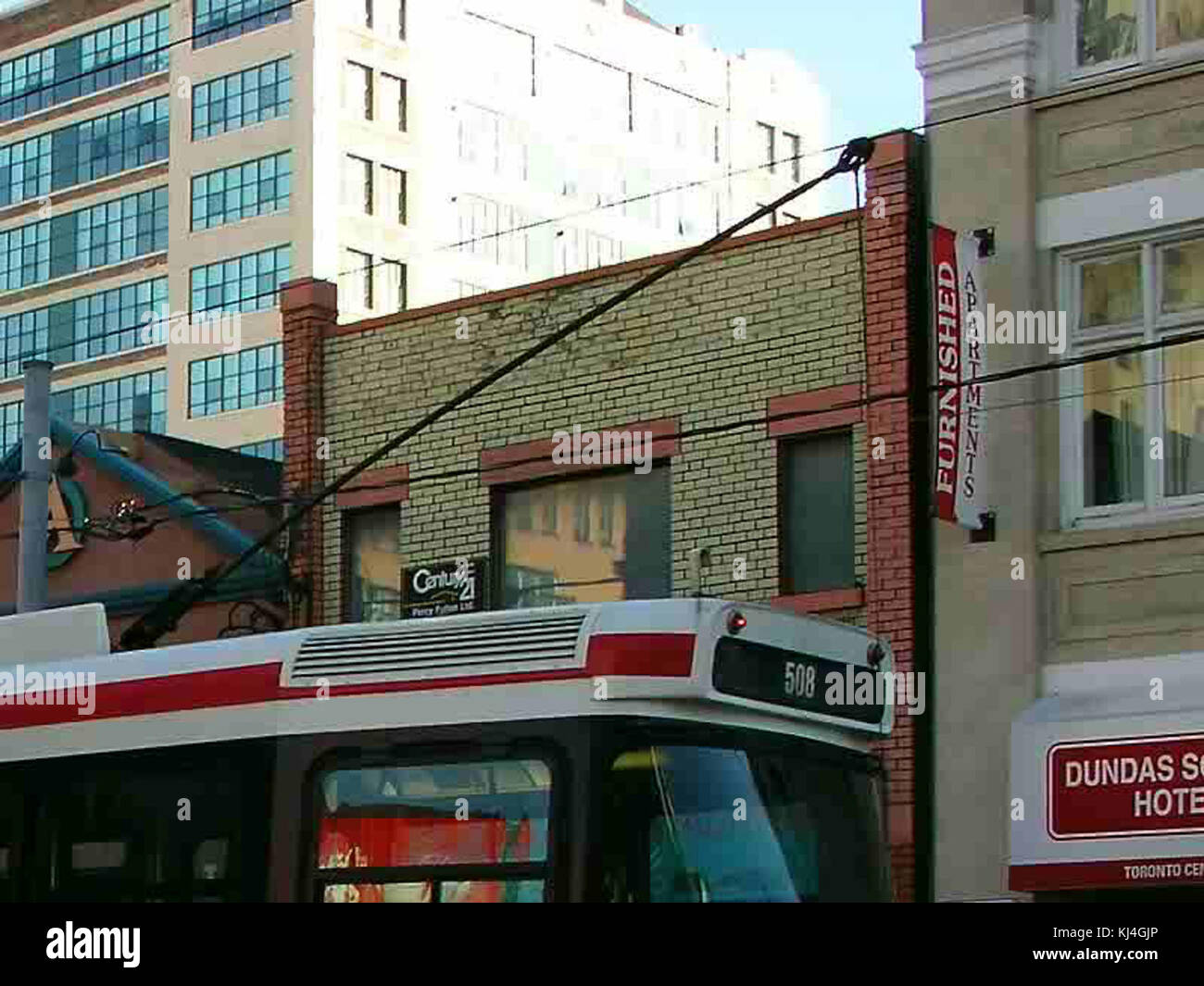 Toronto Streetcar Trolley Pole Stock Photo - Alamy