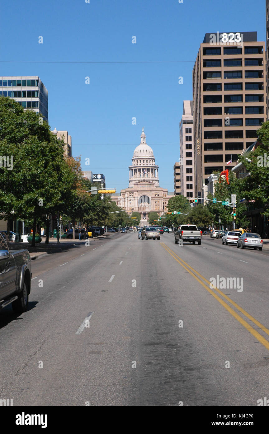 Congress Ave. in downtown Austin Stock Photo - Alamy