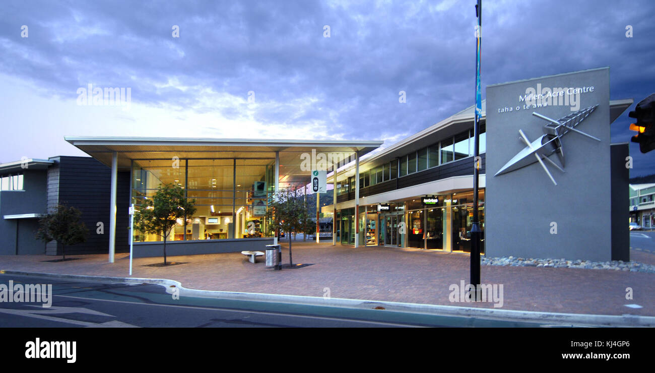 Millers Acre Complex in Nelson Stock Photo - Alamy