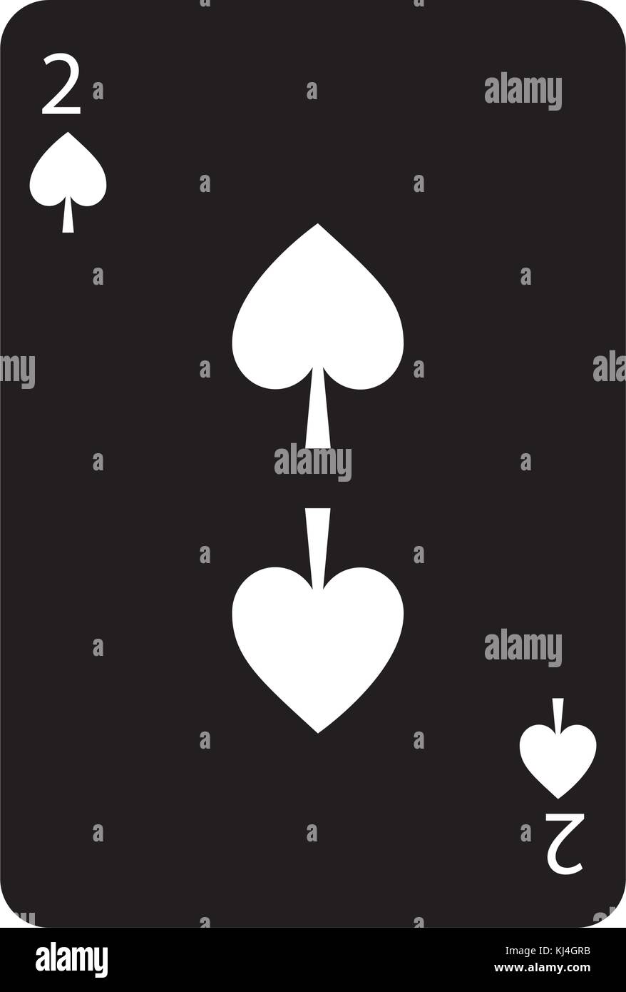Playing card image 2 of 2 Stock Vector Images - Alamy