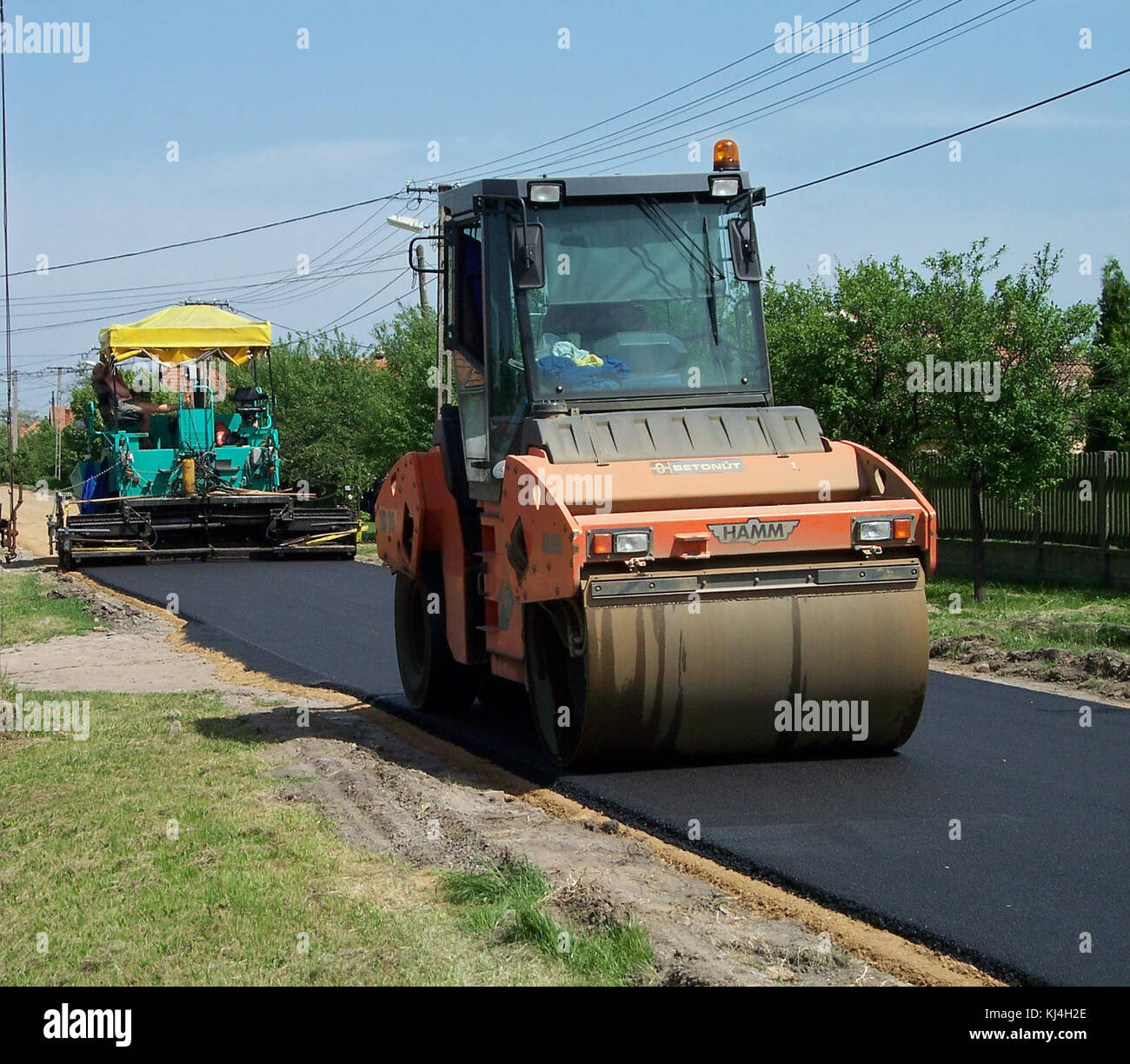 Road building process hi-res stock photography and images - Alamy