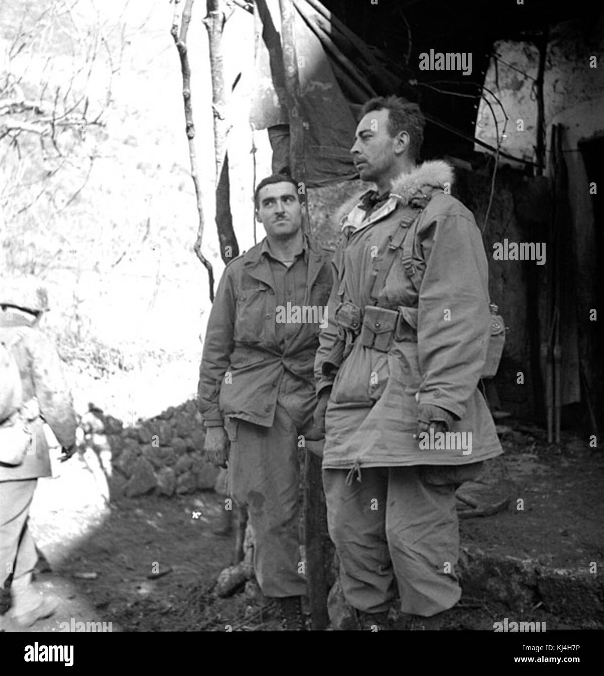 1st Special Service Force at clearing station at Noci 1944-01-02 Stock ...