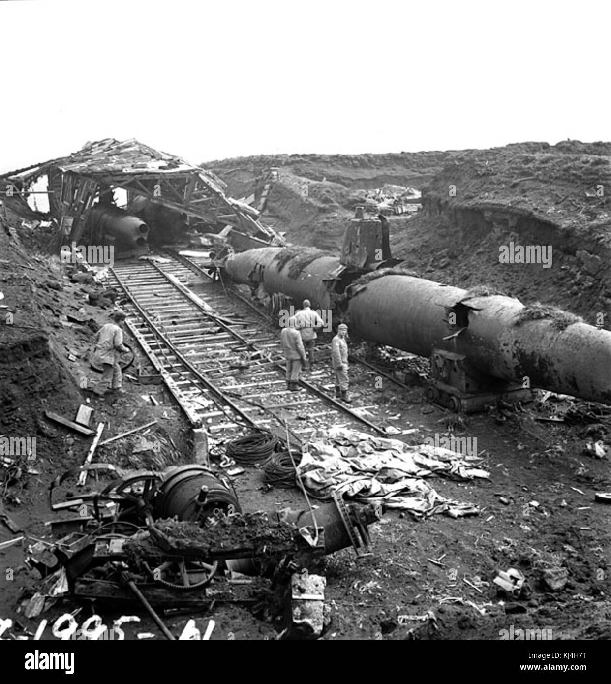 Abandoned Japanese submarines on Kiska 3599747 Stock Photo - Alamy