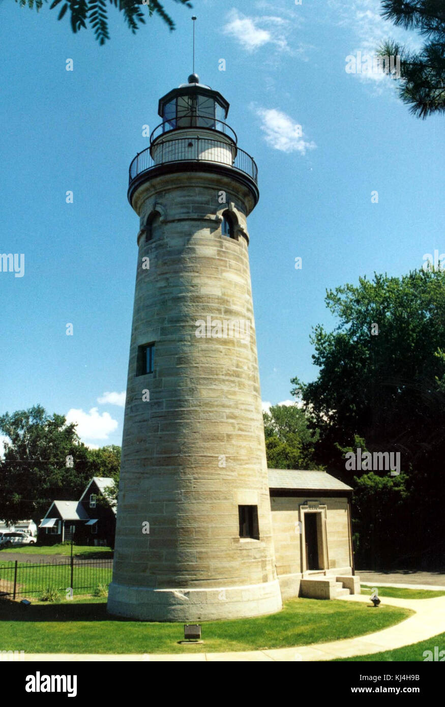 Erie Land Lighthouse Stock Photo - Alamy