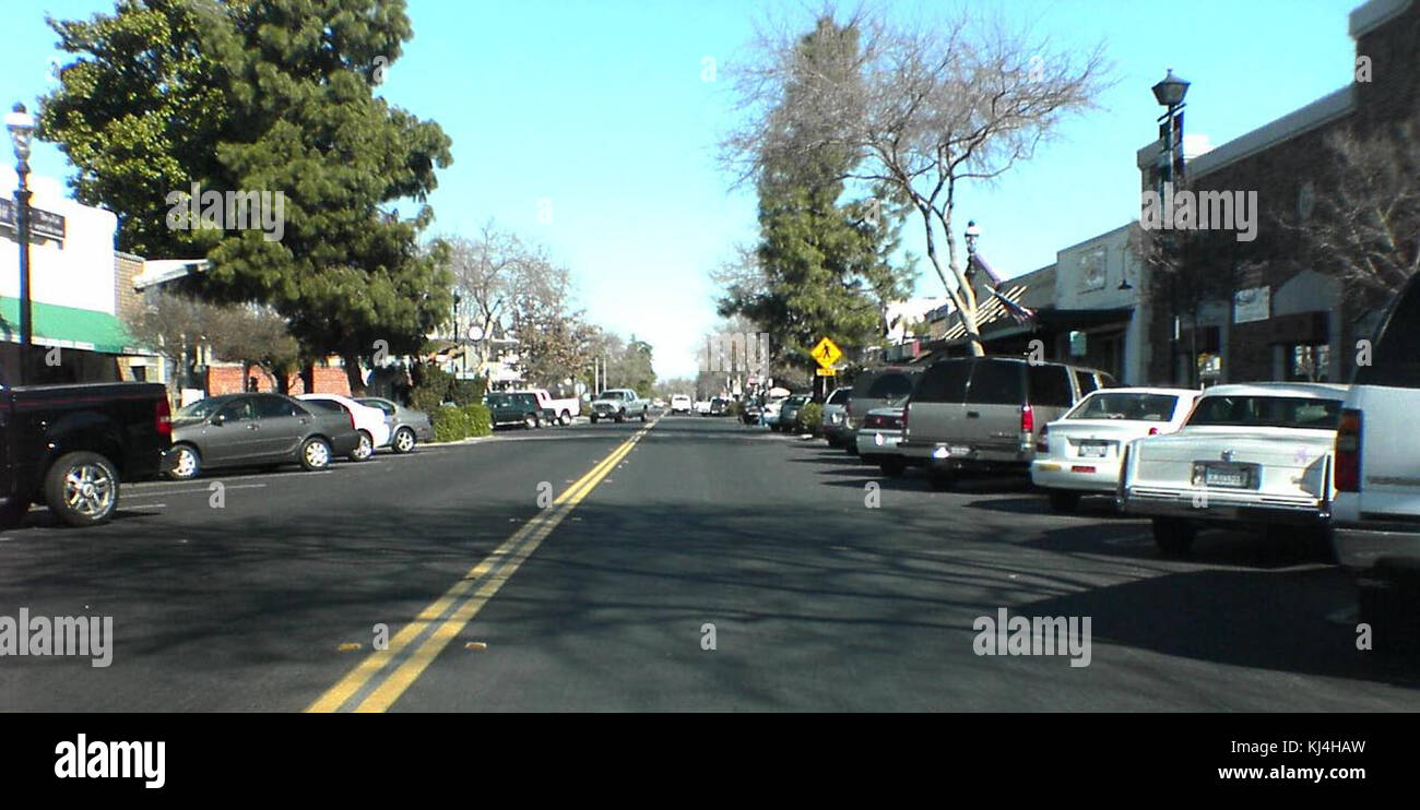 Pollasky Ave. Clovis Stock Photo - Alamy