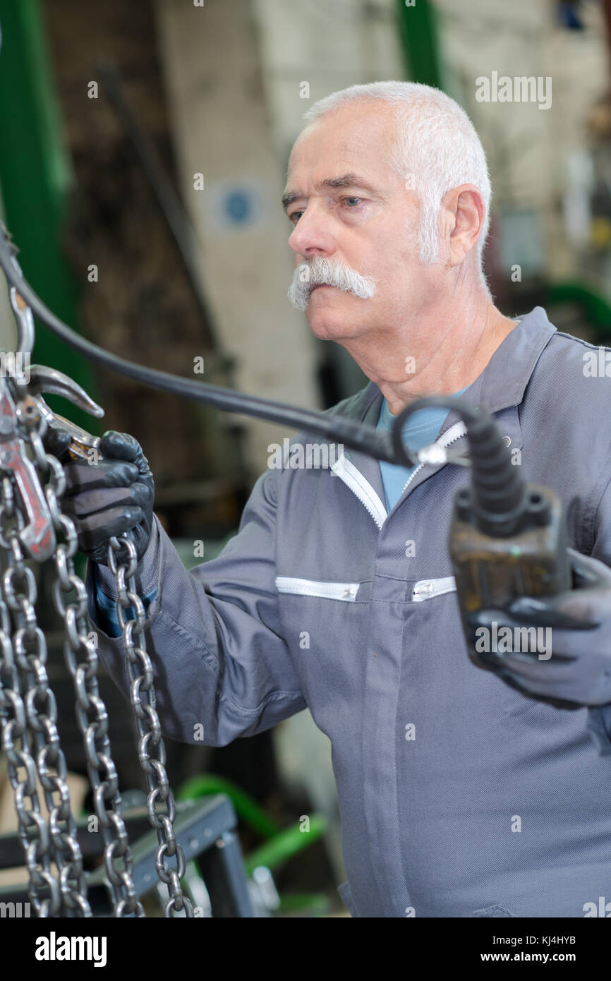 industry machine operator Stock Photo - Alamy