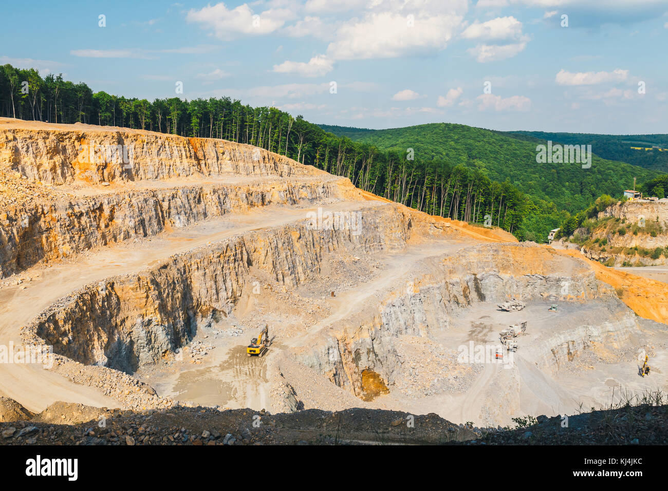 Travertine quarry hi-res stock photography and images - Alamy