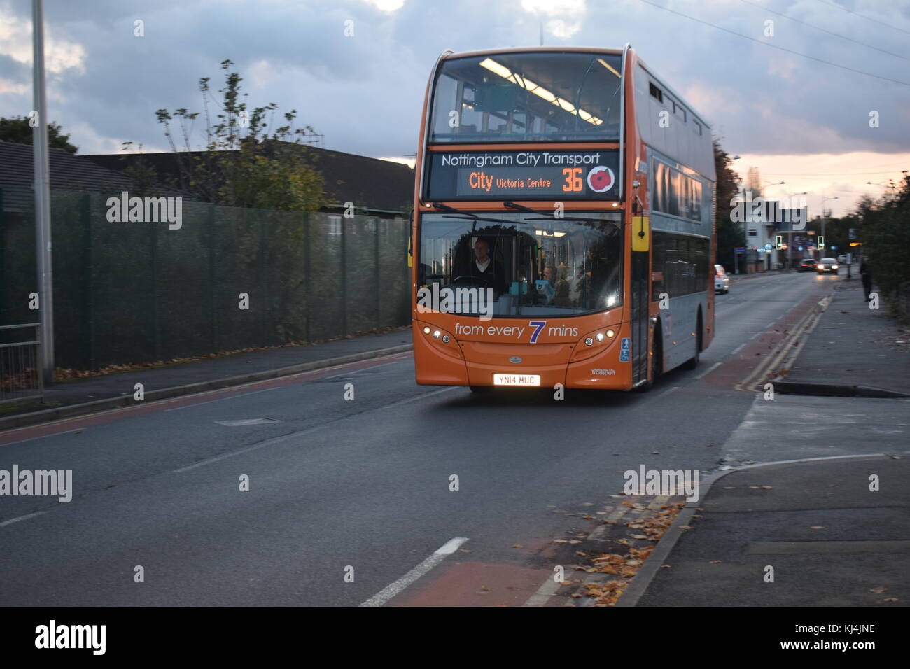 Nottingham buses hi-res stock photography and images - Alamy