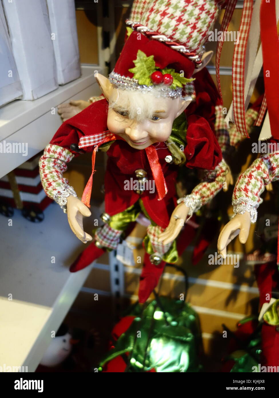 A Christmas elf Stock Photo - Alamy