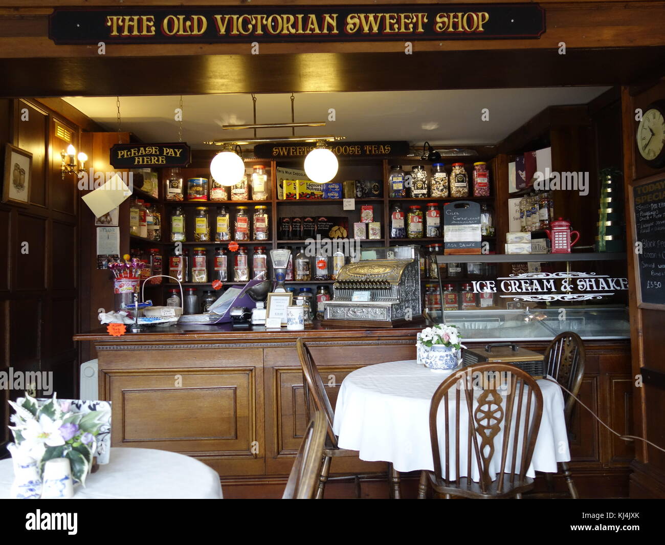 the Old Victorian Sweet Shop Stock Photo - Alamy