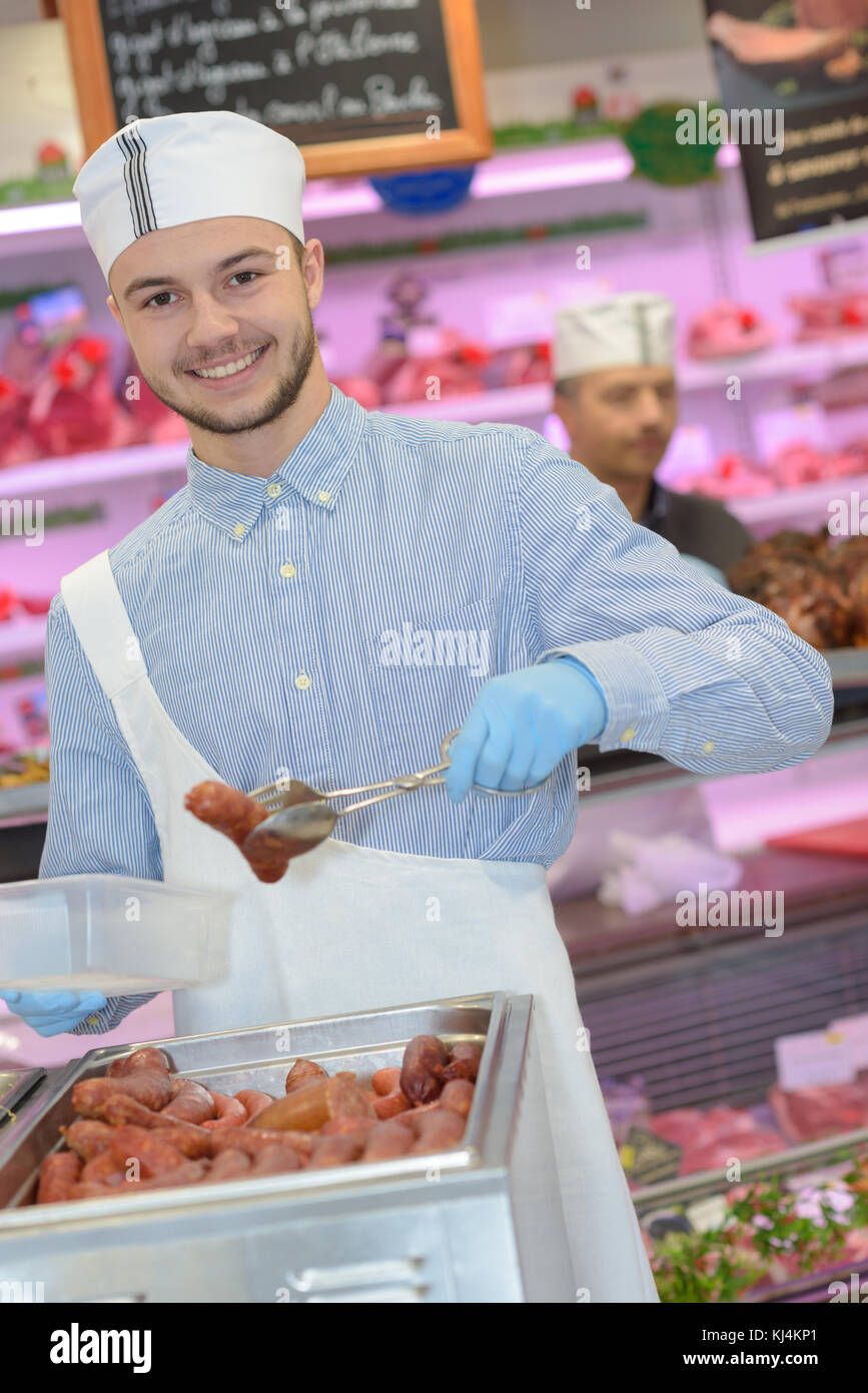 Teenage butcher hi-res stock photography and images - Alamy