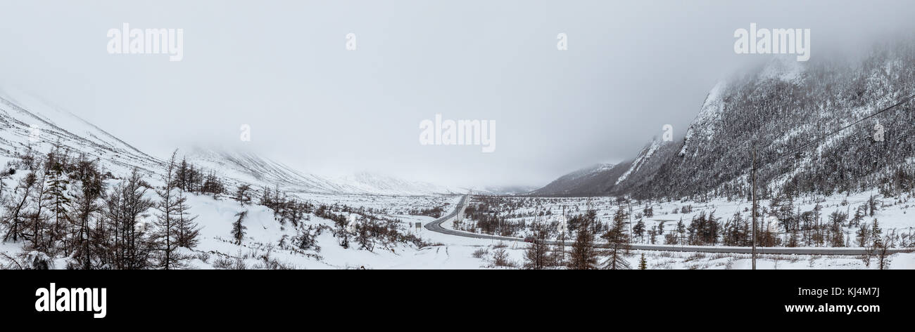 The Tablelands in Winter at Gros Morne National Park, Newfoundland ...