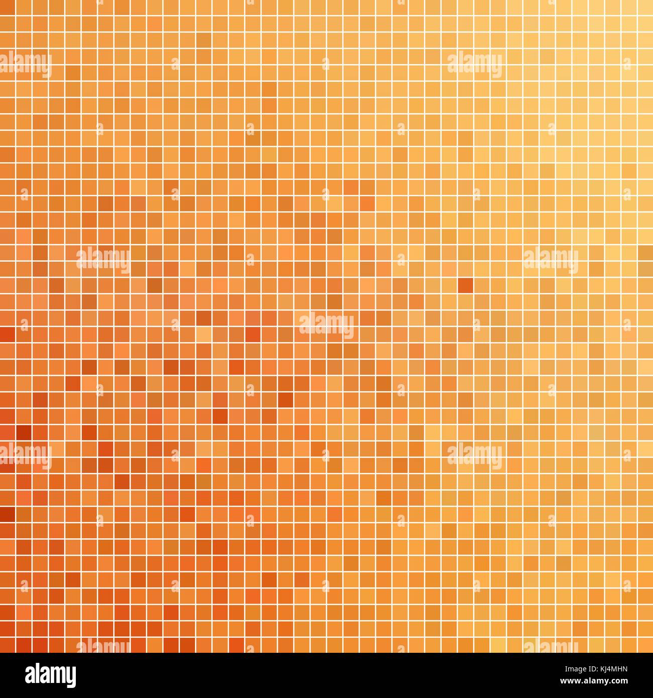 abstract vector square pixel mosaic background - orange Stock Vector Image & Art - Alamy
