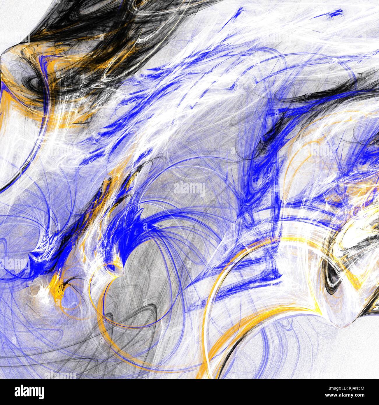 Grunge abstract contrast blue and orange background on white backdrop ...