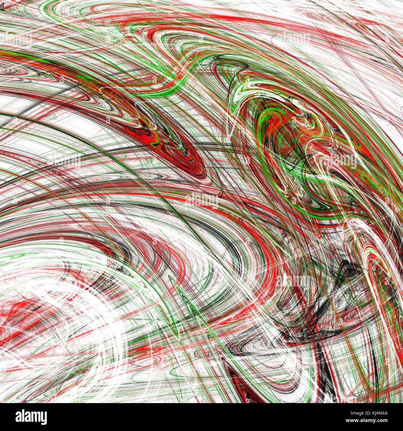 Grunge abstract contrast green and red background on white backdrop ...