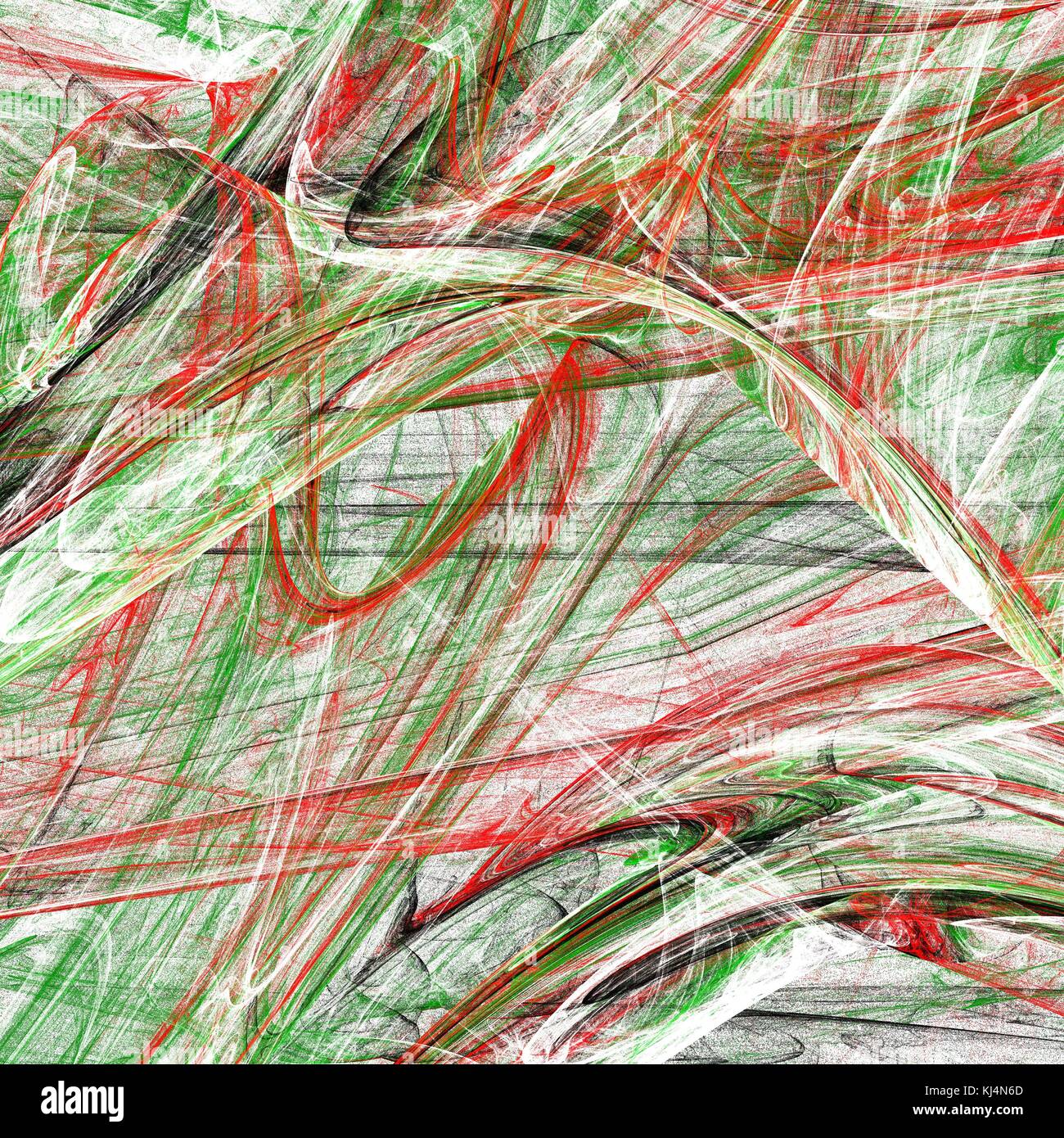 Grunge abstract contrast green and red background on white backdrop ...