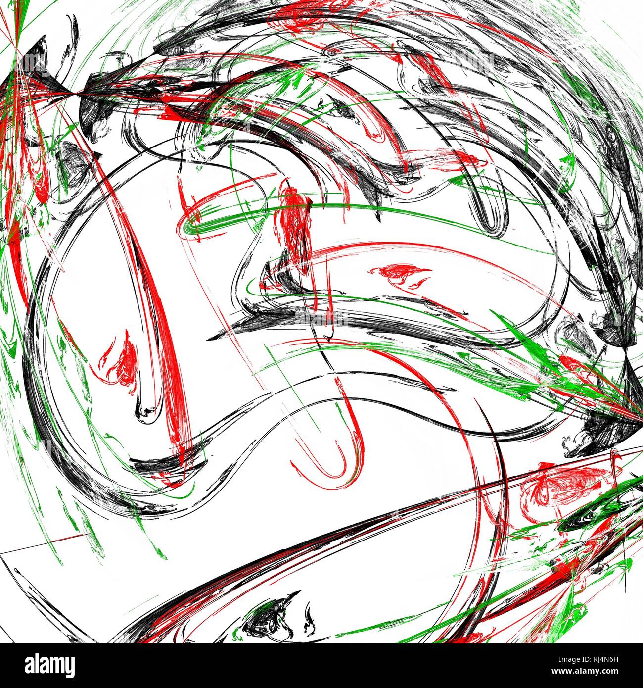 Grunge abstract contrast green and red background on white backdrop ...