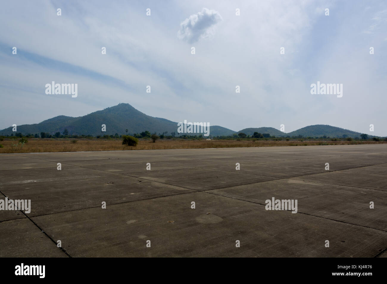 This airport was built by Khmer Rouge near Kampong Chhnang, in Cambodia ...
