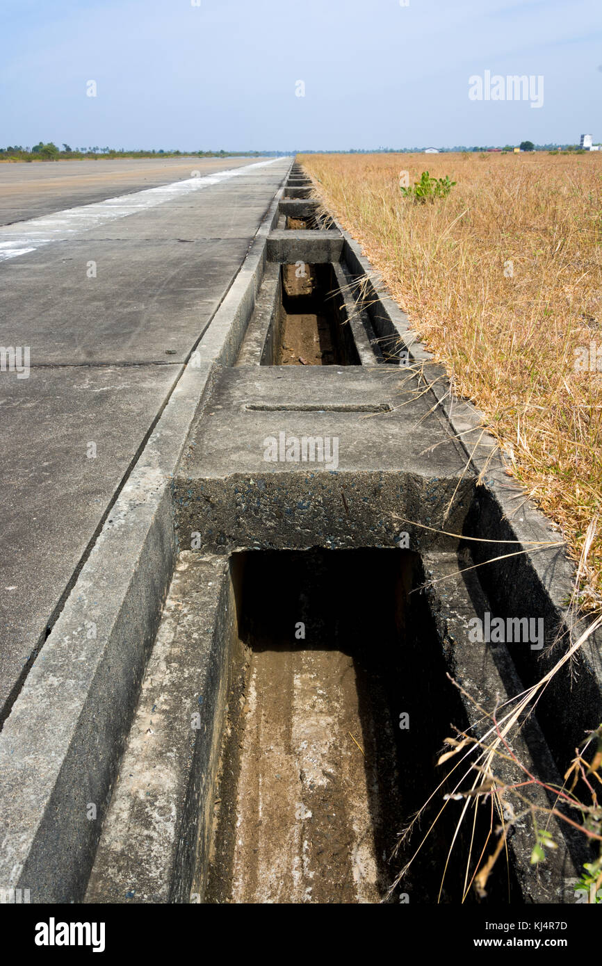 This airport was built by Khmer Rouge near Kampong Chhnang, in Cambodia ...
