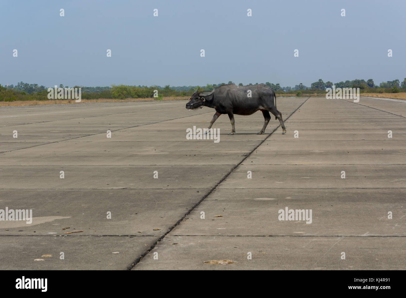 This airport was built by Khmer Rouge near Kampong Chhnang, in Cambodia ...