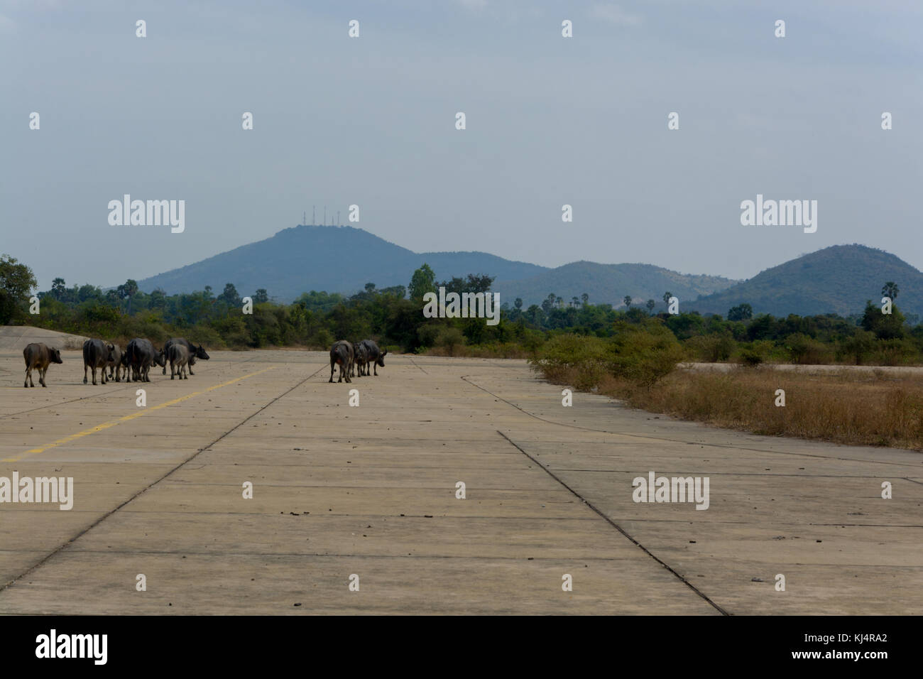 This airport was built by Khmer Rouge near Kampong Chhnang, in Cambodia ...